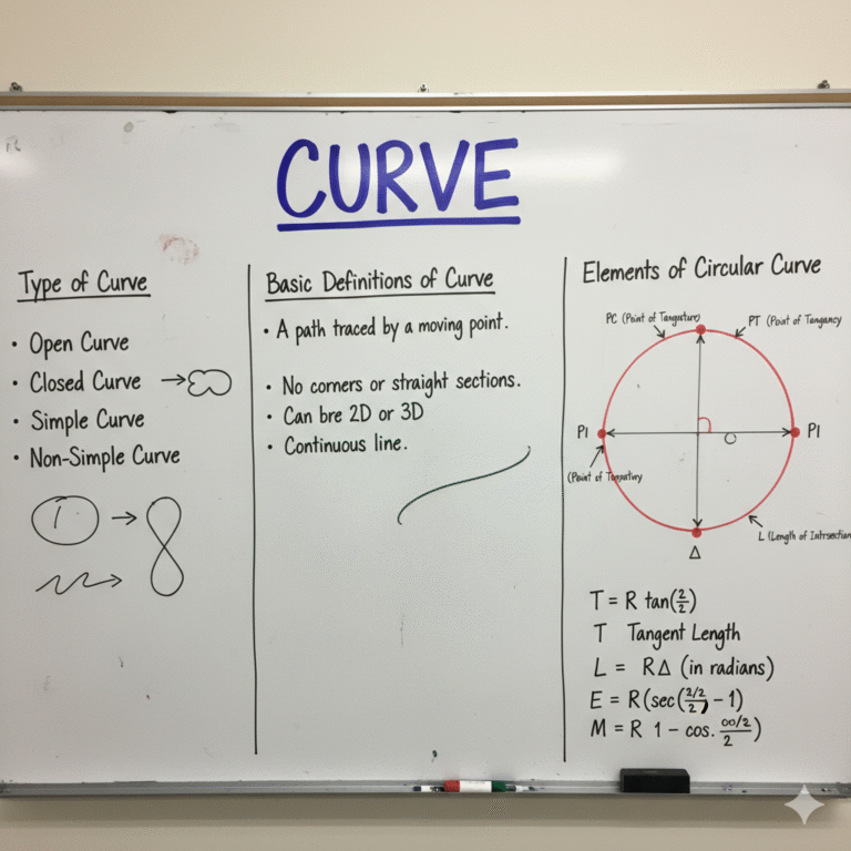 Setting Out Of Circular Curve (Linear Method -Offsets From Long Chord ...