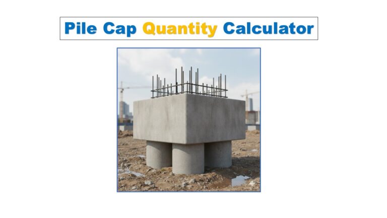 Pile Cap Quantity Calculator - Civilnotess.com